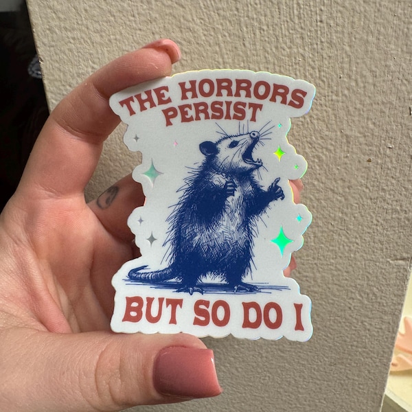 Screaming is Self Care Sticker, Positive Affirmations Sticker, Water ...