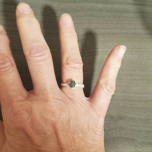 925 Sterling Silver Rectangle Shape Ring Prong Bezel Setting - Etsy