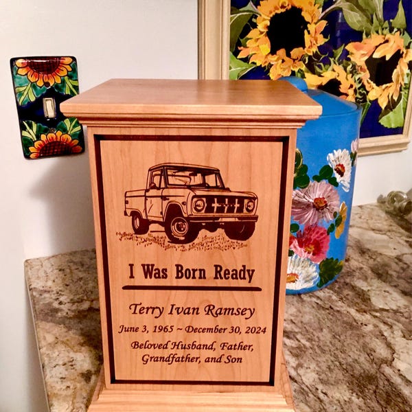 Jesus Ascension Cross Companion Urn for Human Ashes | Personalized ...