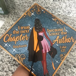 Custom God Bible Verse Graduation Cap Topper, Personalized Christian ...