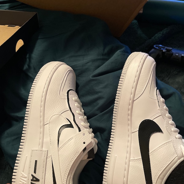 Black Custom Nike Air Force 1 Shadow af1s - Etsy Canada