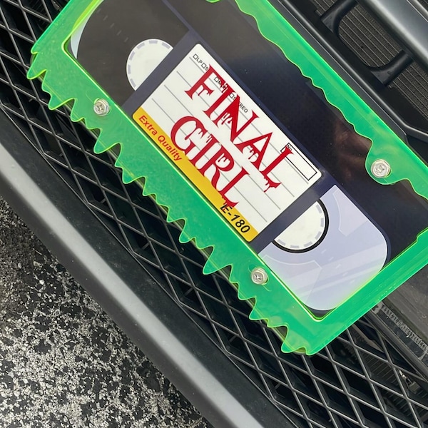 Slime Ooze License Plate Frame Cover, Car Show, JDM Plate, Tuner Plate ...