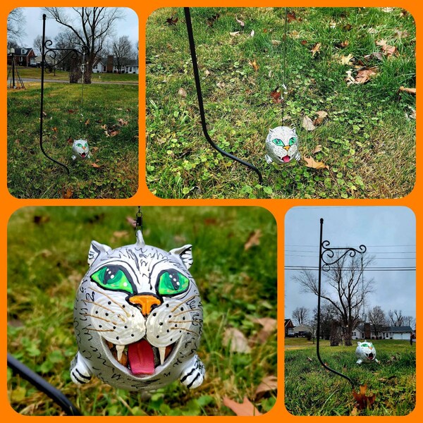 Eye Art Sculpture Garden Stake Eye Doctor Gift Potted Plant Fall Home ...