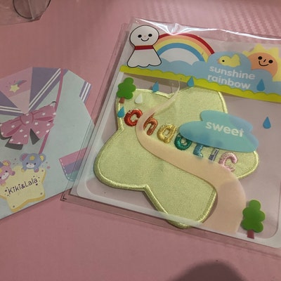 Clown Core Accessory Kawaii Patch Party Kei Kid Core Patch Star ...