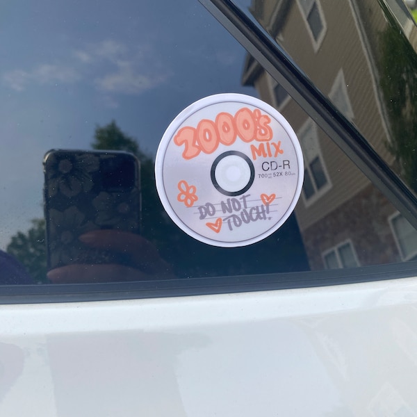 2000s CD Mix Sticker, Sticker for Millennials - Etsy