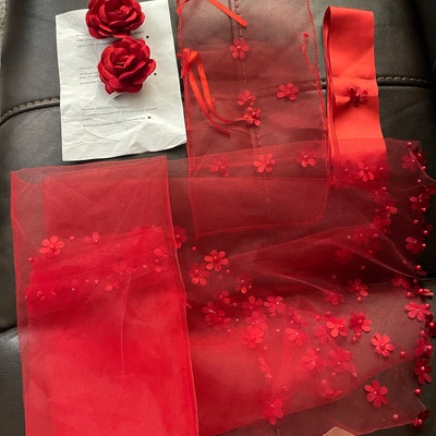 3D Floral Veil, Pearl Veil, Wedding Veil, Henna Night Veil, Bridal Veil ...