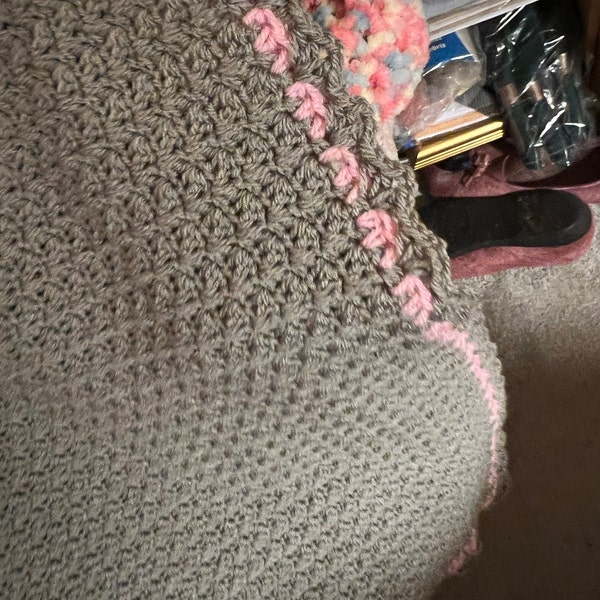 One Skein Baby Blanket Crochet Pattern PDF Download - Etsy