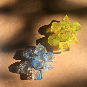 Dice RPG Set of 7 'spirit Of' Dolphin Dice Dungeons - Etsy