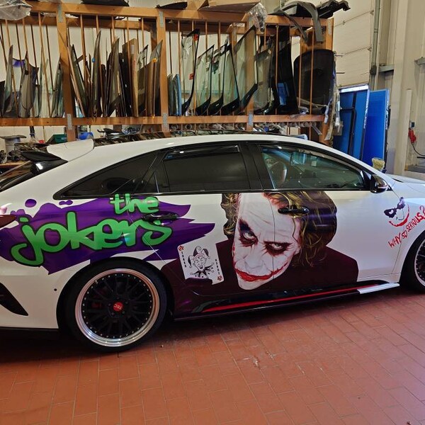 Deadpool Super Hero, Villain Inspired Car Side Decal, Universal Size ...