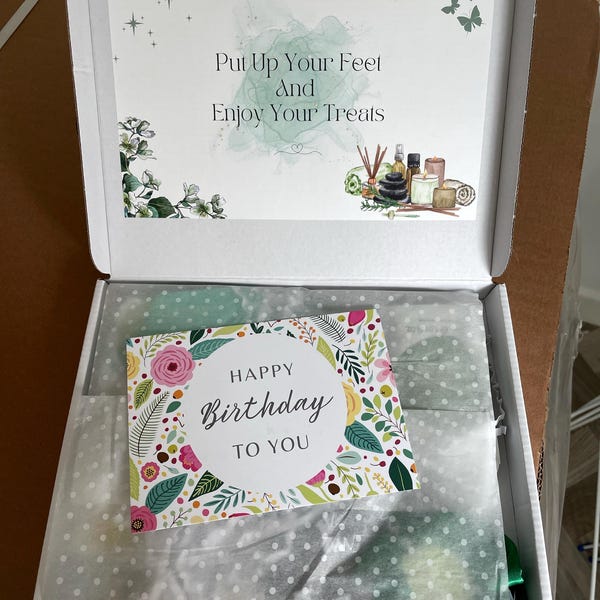 Pamper Gift Box for Her Teenage Tween Birthday Sleep Over Pamper Self ...