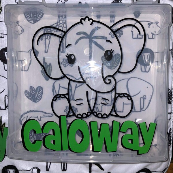 Large Customized Baby Box - Etsy