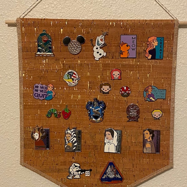 Premium Cork Pin Display, Pin Badge Display, Cork Pennant, Enamel Pin ...