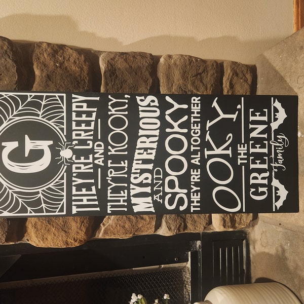 Aadams Family SVG Download. Halloween Family Sign Design Svg. Fun ...