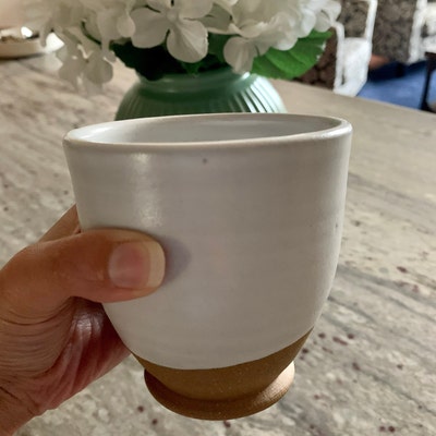 Round Tumbler Ceramic Cup Ceramic Tumbler Rounded Cup - Etsy