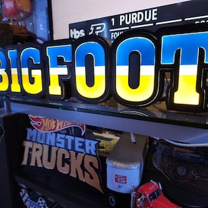 Formula 1 LED Sign Display Shelf - Etsy