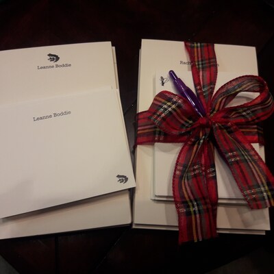 Ultimate Teacher Gift Bundle: Personalized Notepads, Note Cards and ...