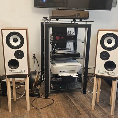 Audio Speaker Stand OR Side Table Hard Maple and Walnut Wood Japanese ...
