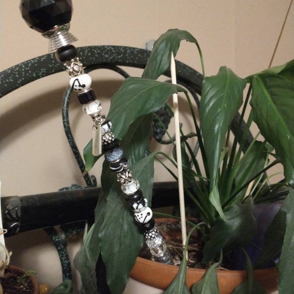 Hand Painted Floral Stones, Flower Gardens, Small Garden Stone, 2 Inch ...