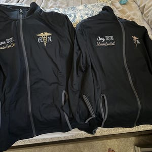 PT Jacket, Physical Therapy Apparel, Personalized Full Zip Jacket 21 - Etsy