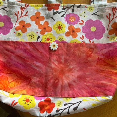 Woman's Walker Caddy With Lilies, Ready to Ship, Walker Tote Bag Purse ...