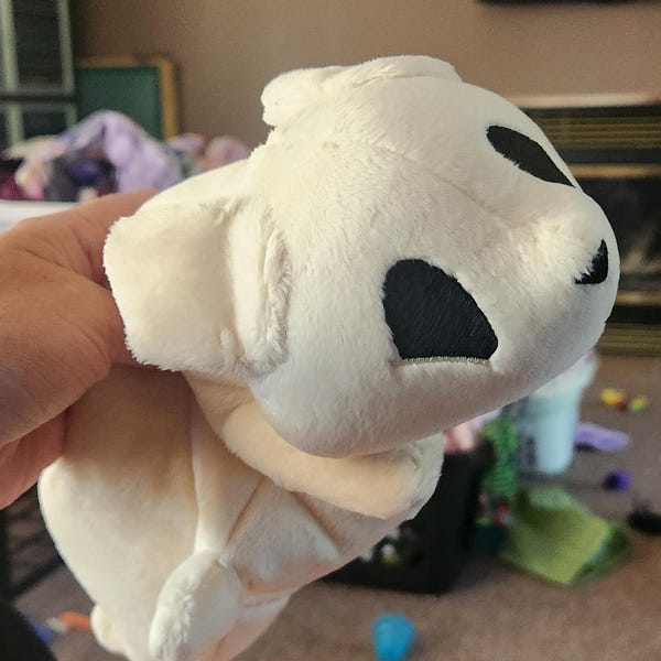 Spearmaster Inspired Slugcat Plush (please Read Description First) - Etsy