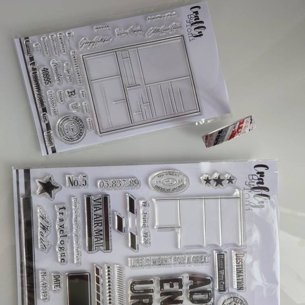 Crafty by Toni Identity Card A6 Stamp Set CBT0007 - Etsy