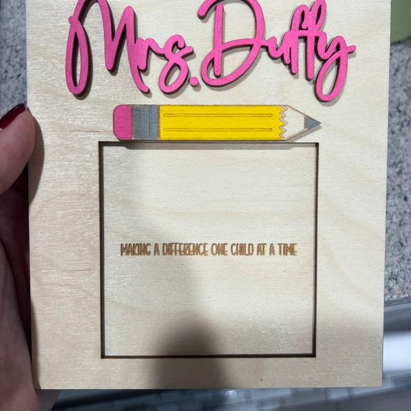 Personalized Sticky Notes Holder | Post-it Notes Pad | Sticky Note ...