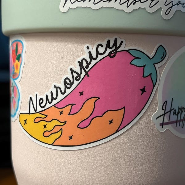 Trauma Oh You Mean the Reason I'm Hilarious Sticker / Mental Health ...
