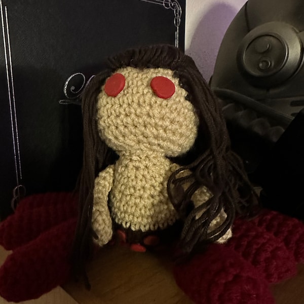 Slenderman Chibi Crochet Doll - Etsy
