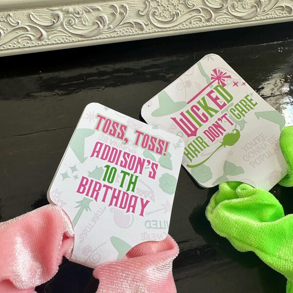 Wicked Party Signs - Party - Favor Sign - Wicked Birthday -table Sign ...
