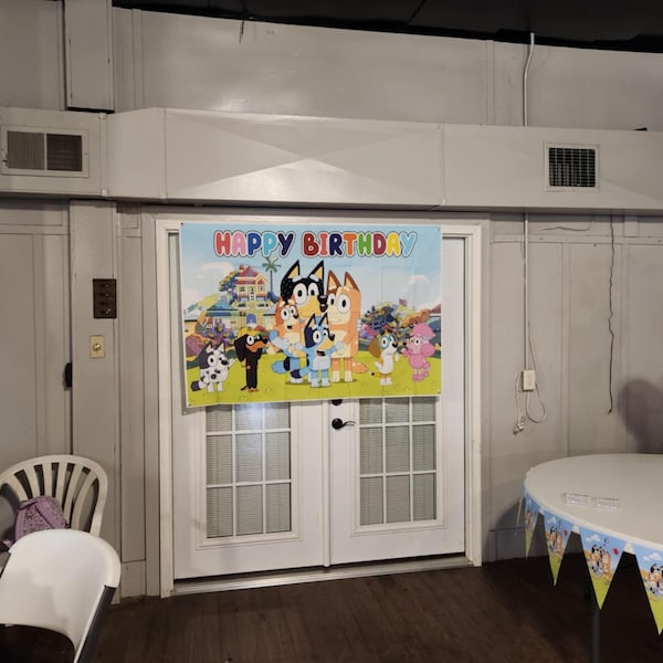 Bluey Birthday Decorations, Party Decorations, Party Supplies, Balloons ...