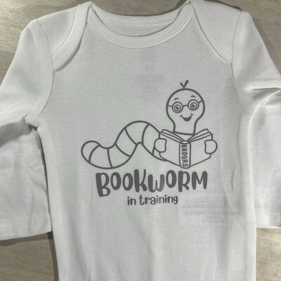 Bookworm Svg Book Lover SVG Bookworm in Training Png Reading Books Svg ...