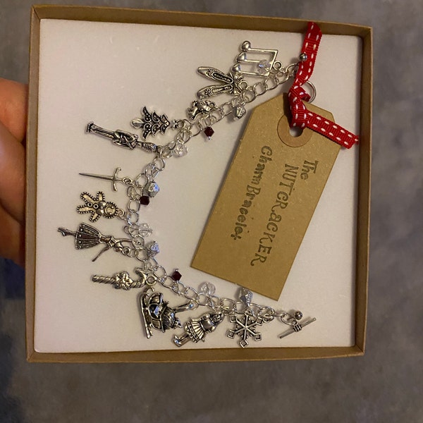 Nutcracker Charm Bracelet, Nutcracker Ballet Charm Bracelet, Nutcracker ...