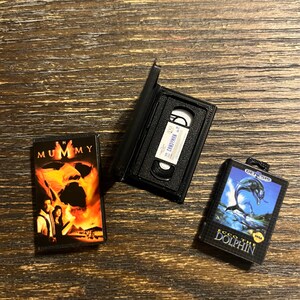 Mini 1:6 VHS A-J Titles Tapes Choose the Movie Retro Miniatures 80's ...