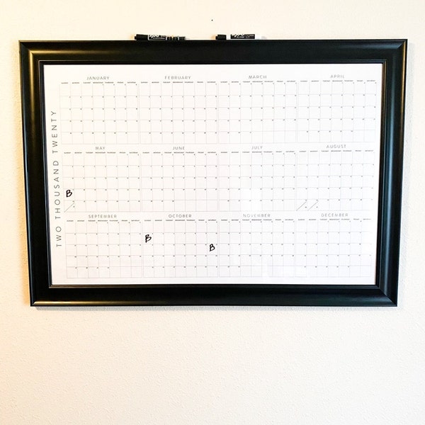 Printable 2024-2025 Academic Wall Calendar 36x24, 24x18, 11x8.5 Posters ...