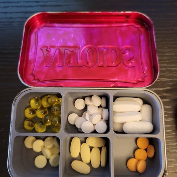 Altoid Tin Insert - Divider Insert Organizer, Sewing Kit Trinket ...