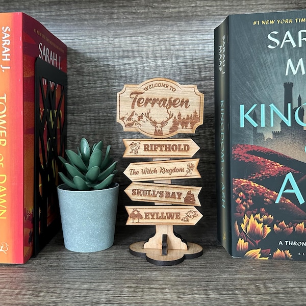 Fantasy Bookshelf Sign, Bookshelf Genre Hangers, Bookshelf Fantasy Sign ...