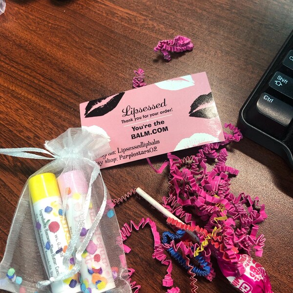 Strawberry Bubble Tea Lipsessed Lip Balm 1 - Etsy