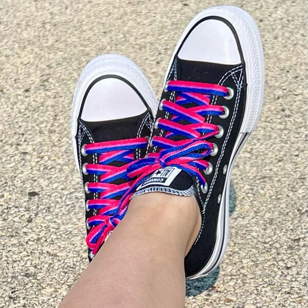 Bi LGBTQ+ Shoelaces for PRIDE! - Etsy UK