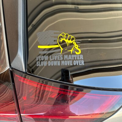 Tow Lives Matter Tow Flag 8x10 Canvas Towing Decor Towing Gifts Tow ...