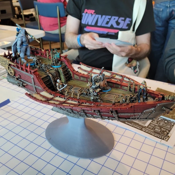 Dnd Terrain Flying Dhow - Dwarves, Elves and Demons | 28mm Miniature D ...