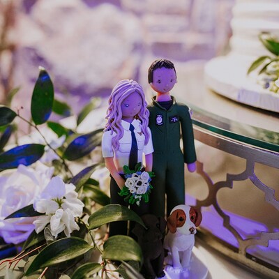 Horror Film Inspired Wedding Cake Topper Customized by - Etsy