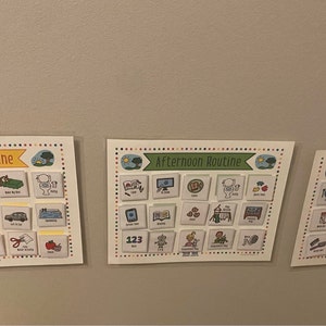 Daily Visual Schedule 120 Routine and Activity Cards, Includes Charts ...