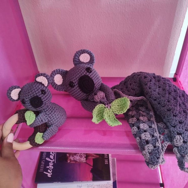 Niko the Koala Lovey Amigurumi Crochet Pattern - Etsy