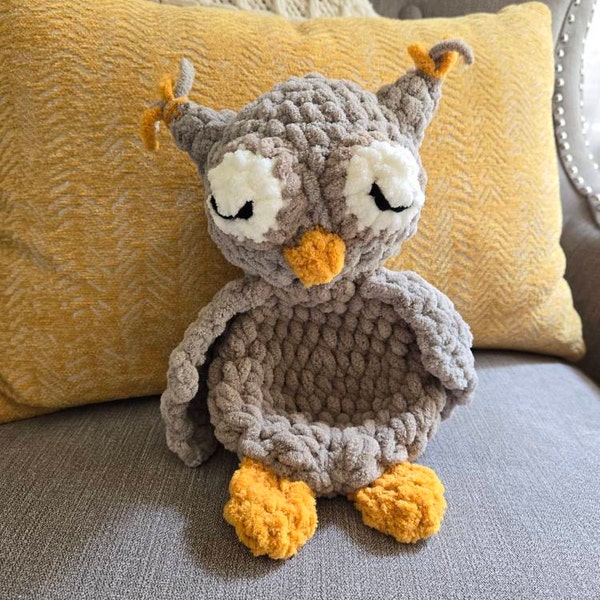 Pattern: Oakley the Owl Snuggler Pattern, Crochet Owl, Crochet Pattern ...
