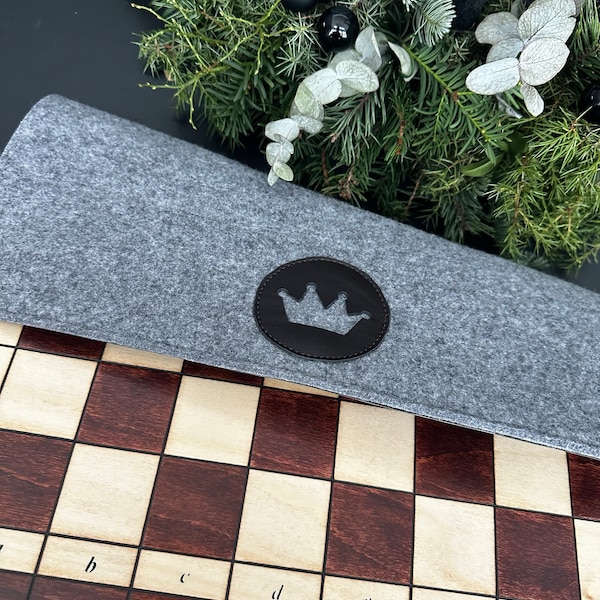 Felt Bag for CHESS - for Big Chess Set - Sewed by Hand - for Size Chess ...