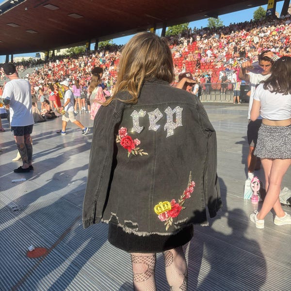 Taylor Sparkling Rhinestone REP Patch for Reputation Outfit Glitter ...