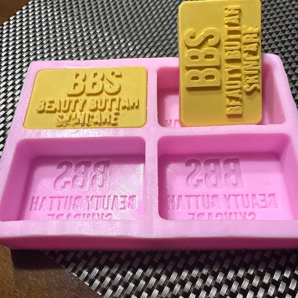 Custom Soap Mold Your Logo or Text 2'' Round Soap Mold Personalized ...