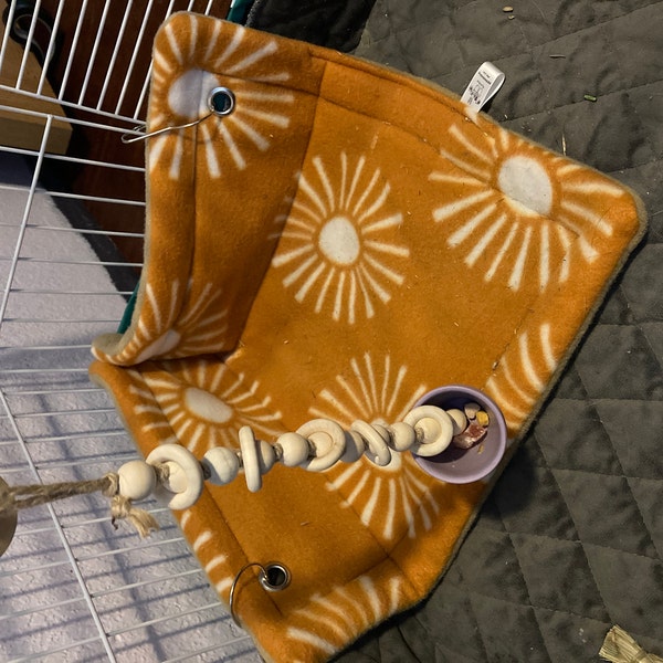 Guinea Pig Corner Pee Pad- 14x14 Base, 3" or 6” Sides -hedgehog, Ferret ...