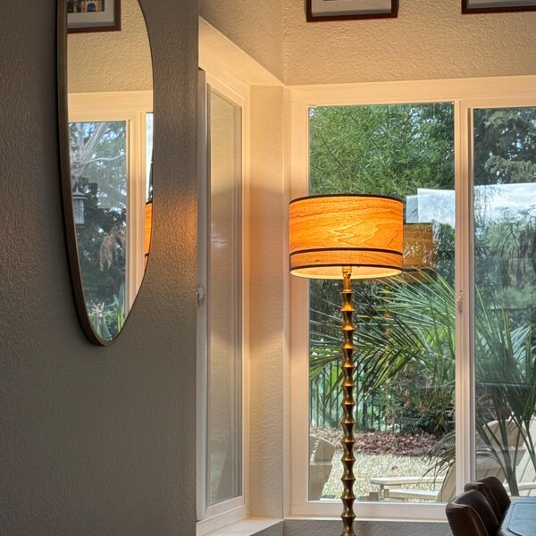 Blue Adeera | Dimmable Small Round Table Lamp With a Glass Light Shade ...